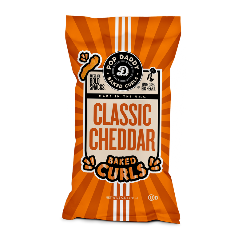 Classic Cheddar Baked Puffs – Pop Daddy Snacks