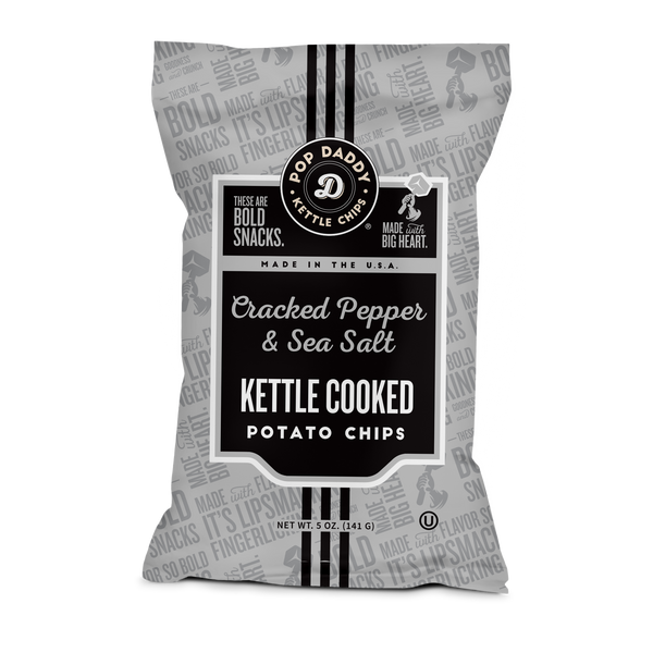 black pepper crisps